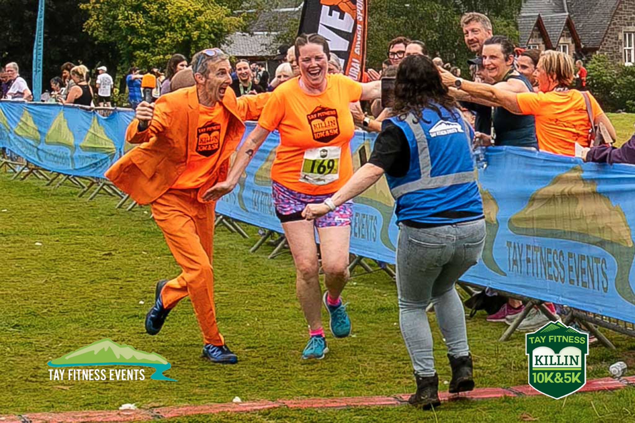 Killin 10K & 5K 2025 - Finish Line - Tay Fitness Events